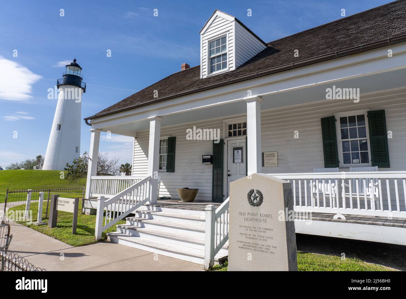 The Port Isabel Lighthouse and Keeper's Cottage in Port Isabel, Texas ...