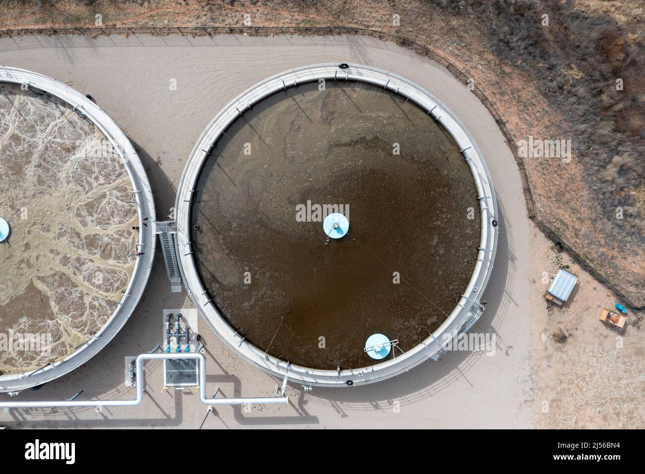 An SBR or sequential batch reactor wastewater treatment plant in Moab ...