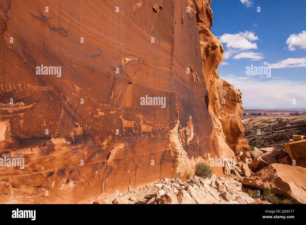 Procession panel petroglyph hi-res stock photography and images - Alamy