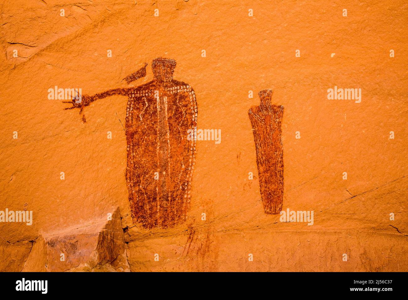 The Perfect Panel is an ancient rock art pictograph panel in the Glen ...