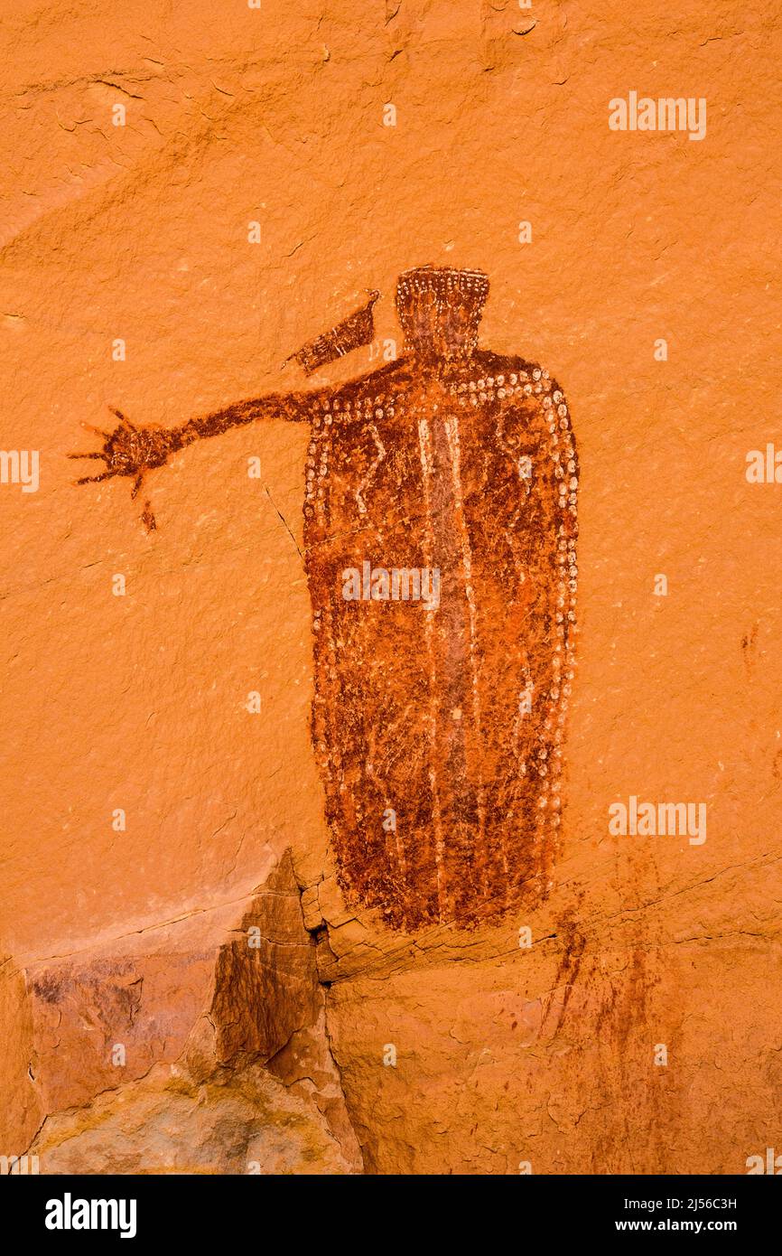 The Perfect Panel is an ancient rock art pictograph panel in the Glen ...