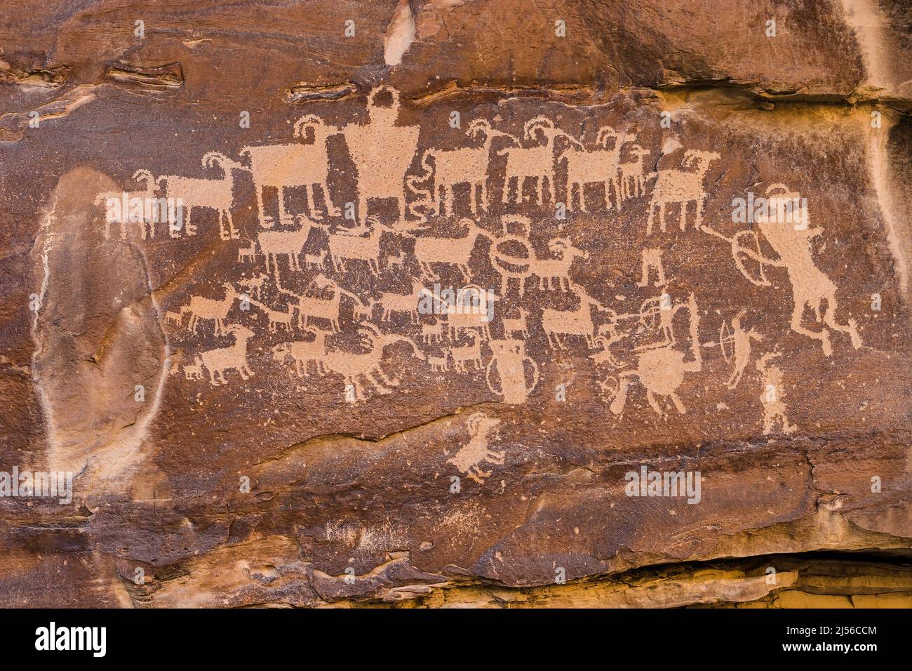 The Great Hunt or Hunting Scene Panel in Nine Mile Canyon in Utah ...