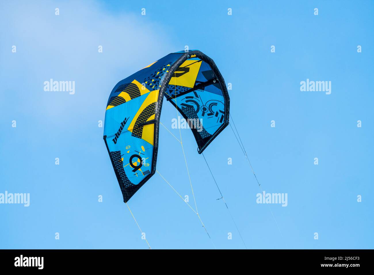 Wind powered wing surfing hi-res stock photography and images - Alamy