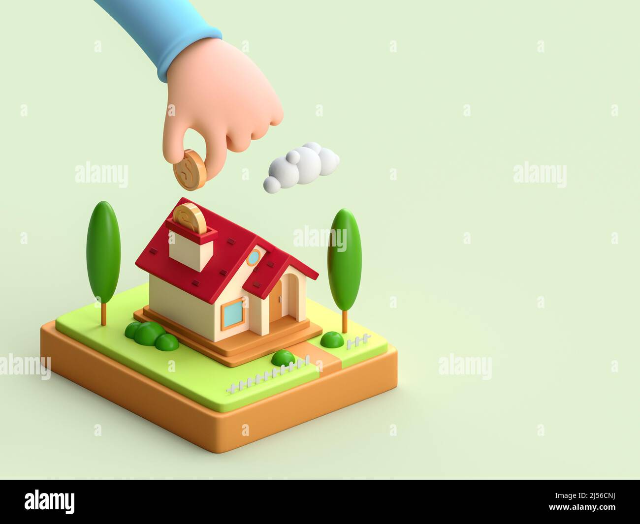 Save money for house property for business financial marketing banking ...