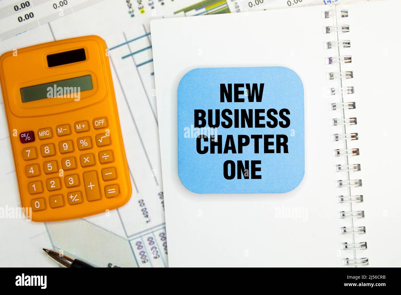 New Story Chapter One Written by an Old Yellow Type Writer Stock Photo ...