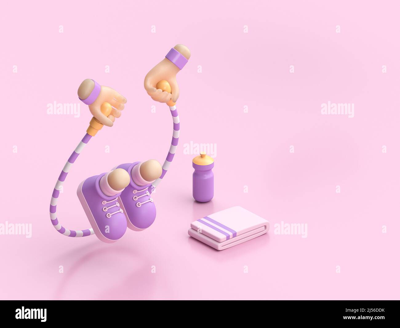 Anatomy muscle jumping rope hi-res stock photography and images - Alamy