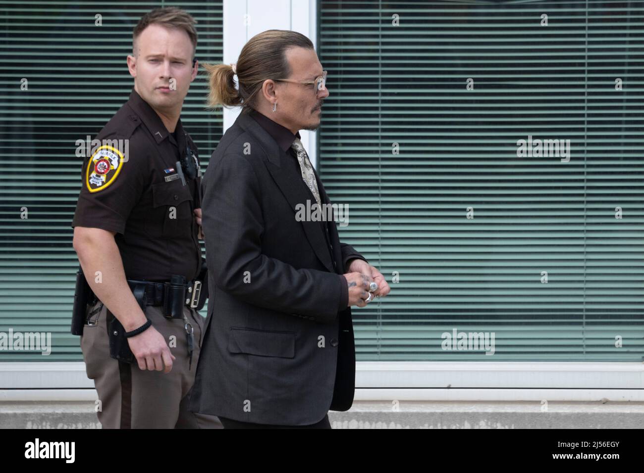 Actor Johnny Depp returns to the courtroom after taking a break from ...