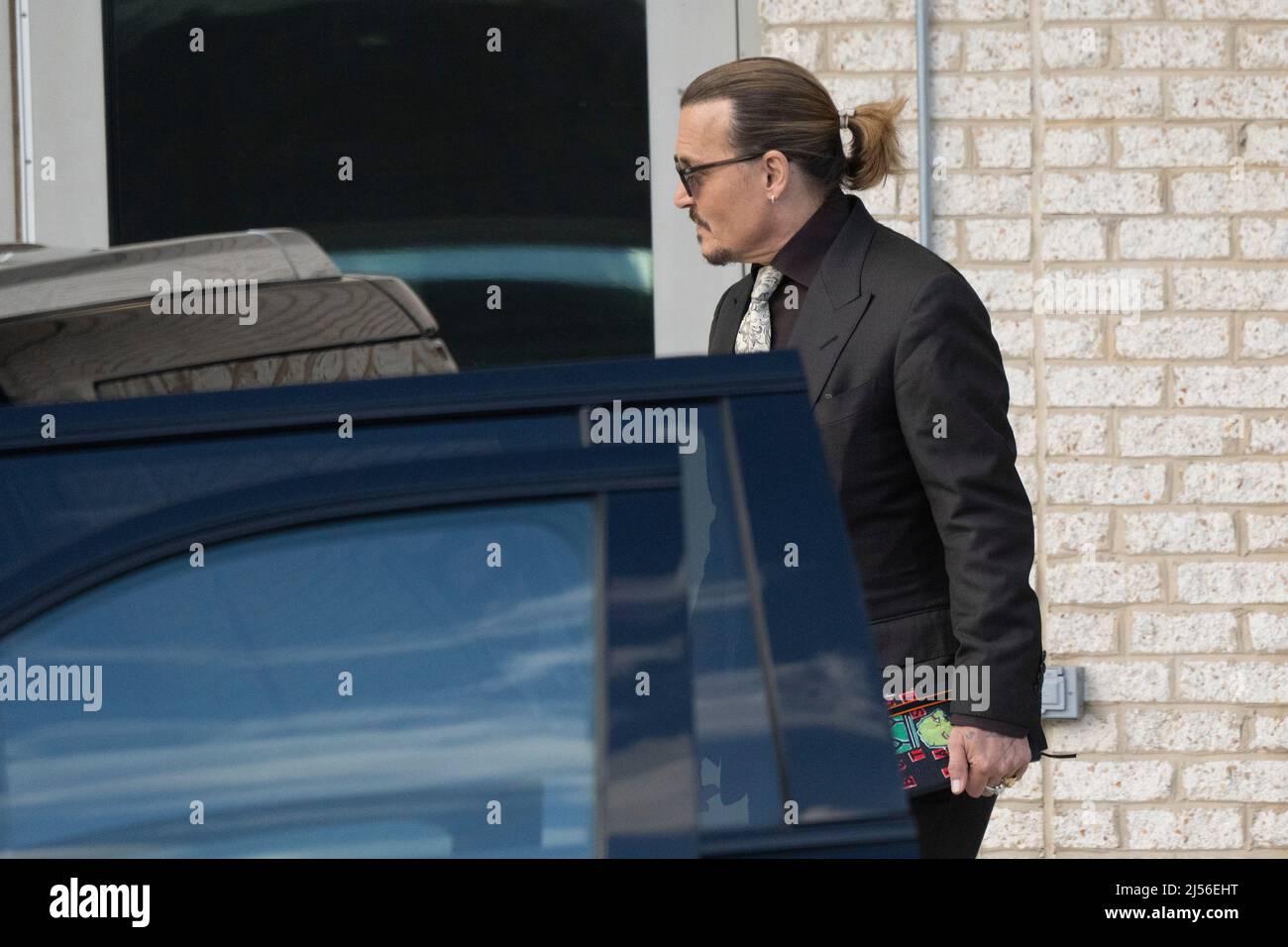 Actor Johnny Depp departs after completing Day 6 of his defamation ...