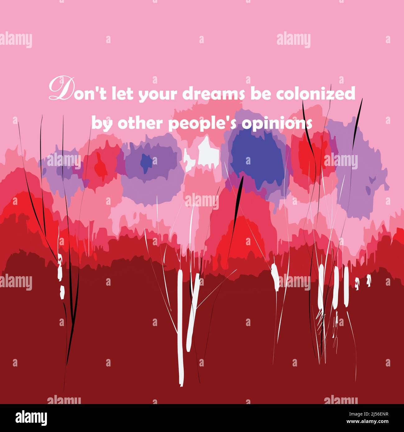 Words of wisdom with background images of natural scenery Stock Vector ...