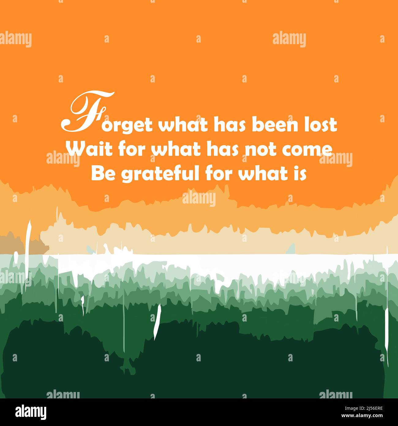 Words of wisdom with background images of natural scenery Stock Vector ...