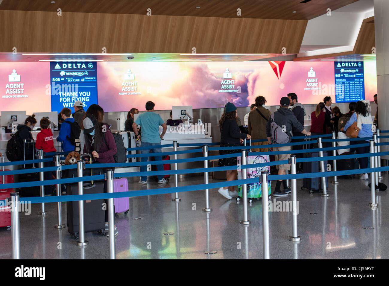 Los Angeles, CA April 20th: Delta Air Lines officially opened Terminal ...
