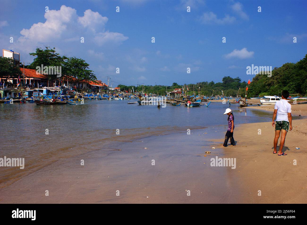 Pantai Santolo Beach, Pameungpeuk, Garut, West Java, Indonesia Stock ...