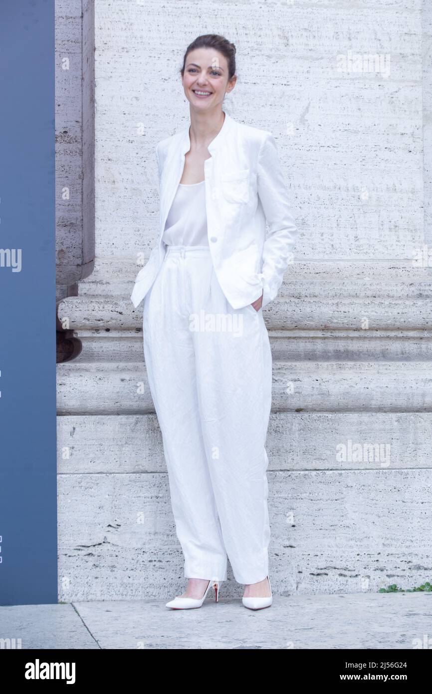 Italian actress Barbara Ronchi attends the photocall of the film "Sulle ...