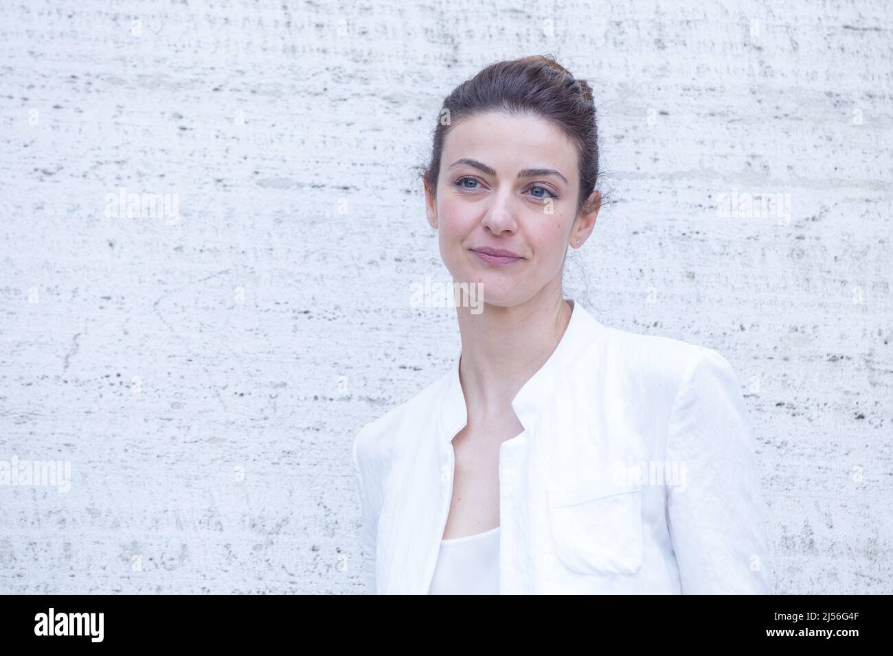 Italian actress Barbara Ronchi attends the photocall of the film "Sulle ...