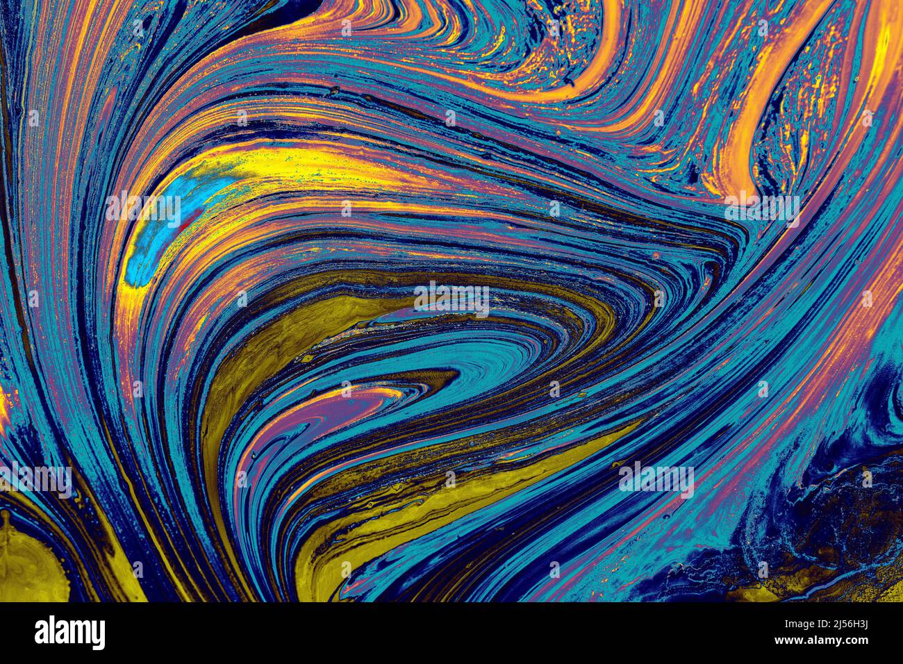 Ebru marble effect pattern design for print Stock Photo - Alamy