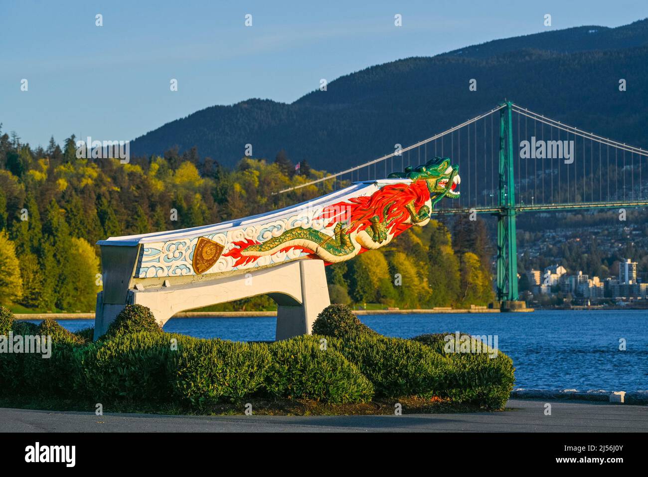 Empress of Japan, replica ship's figurehead, Stanley Park seawall ...