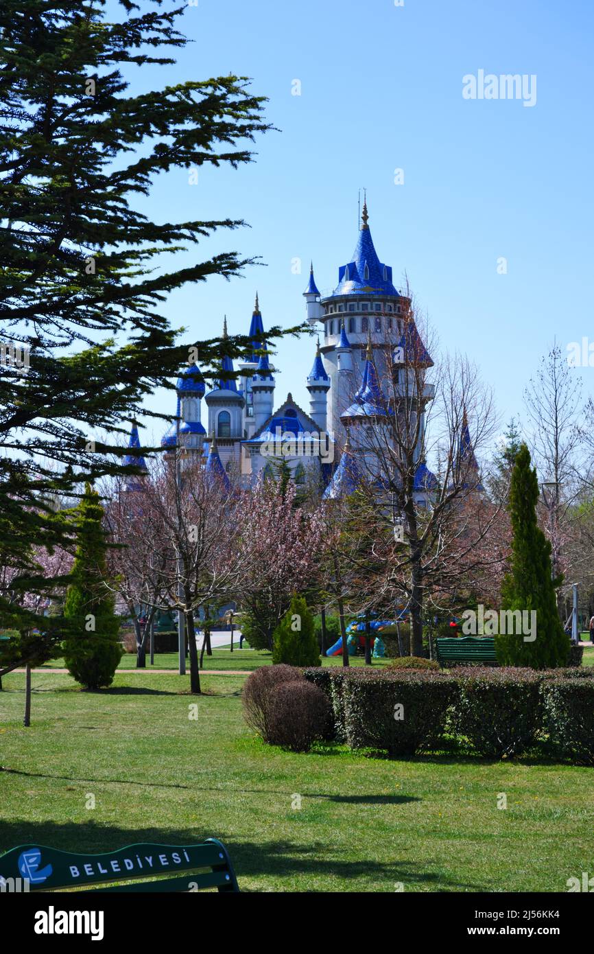 Blue castle hi-res stock photography and images - Alamy