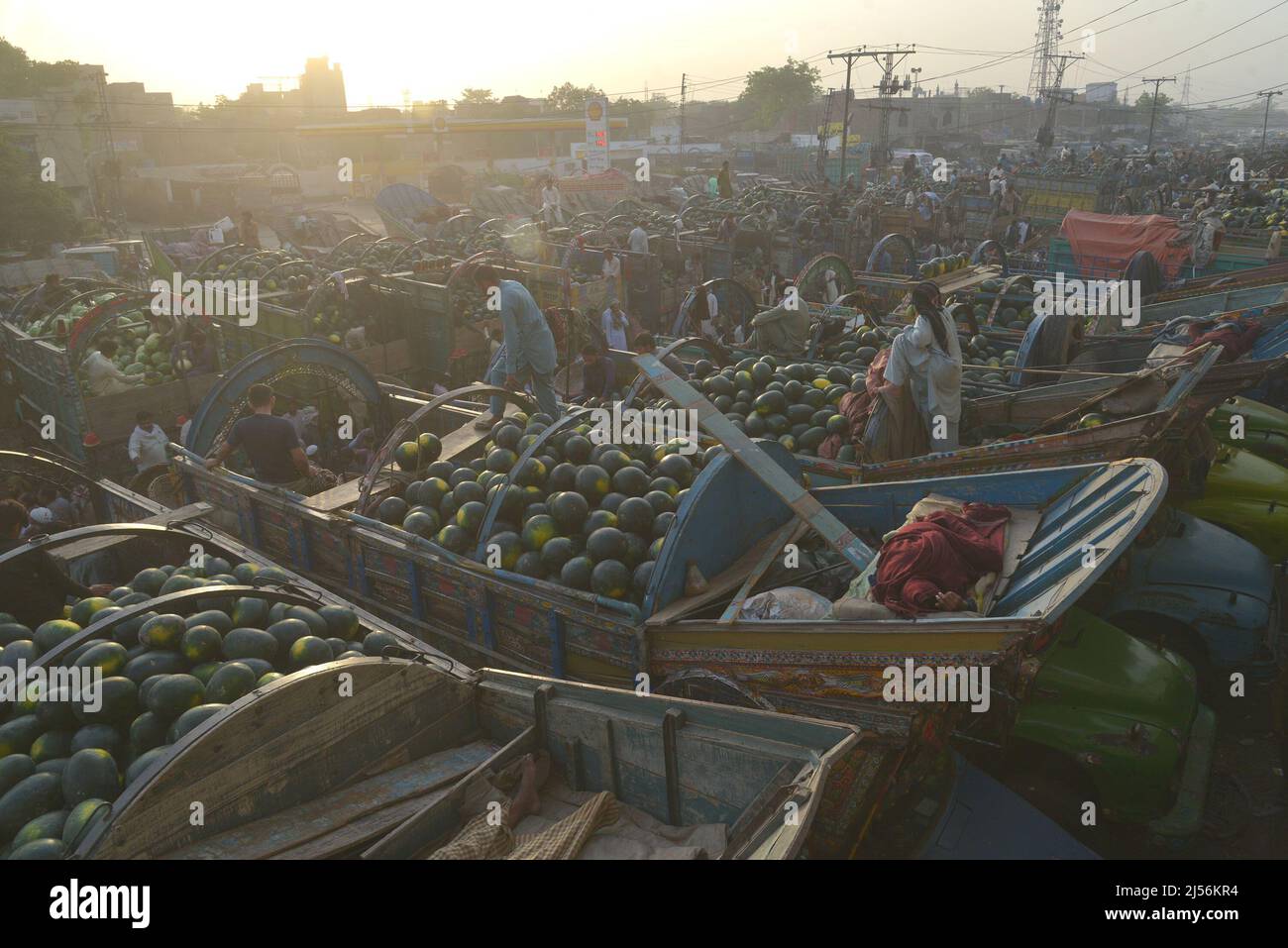 Lahore, Punjab, Pakistan. 20th Apr, 2022. A large number of Pakistani ...