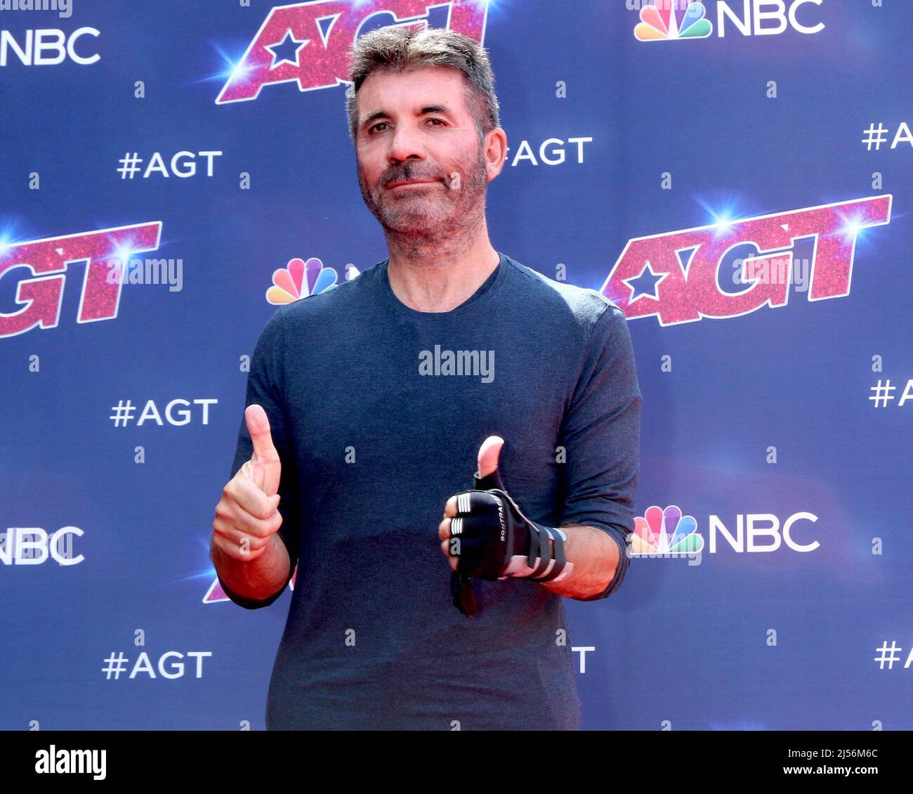 LOS ANGELES - APR 20: Simon Cowell at the America’s Got Talent Photo Call at Pasadena Civic ...