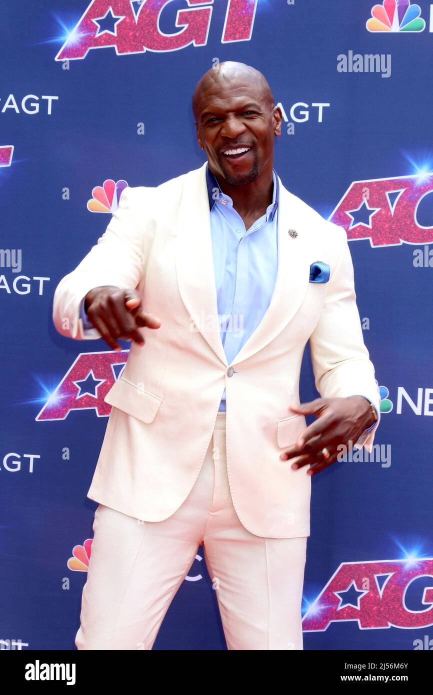 LOS ANGELES - APR 20: Terry Crews at the America’s Got Talent Photo Call at Pasadena Civic ...