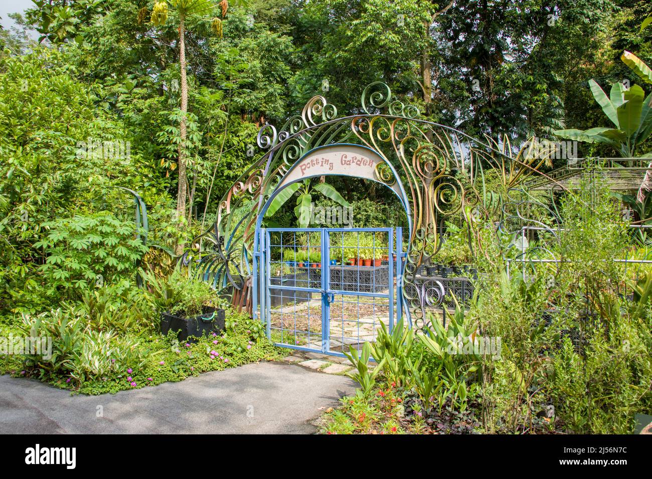 The potting Garden in Jacob Ballas Children's Garden of Botanic Garden ...