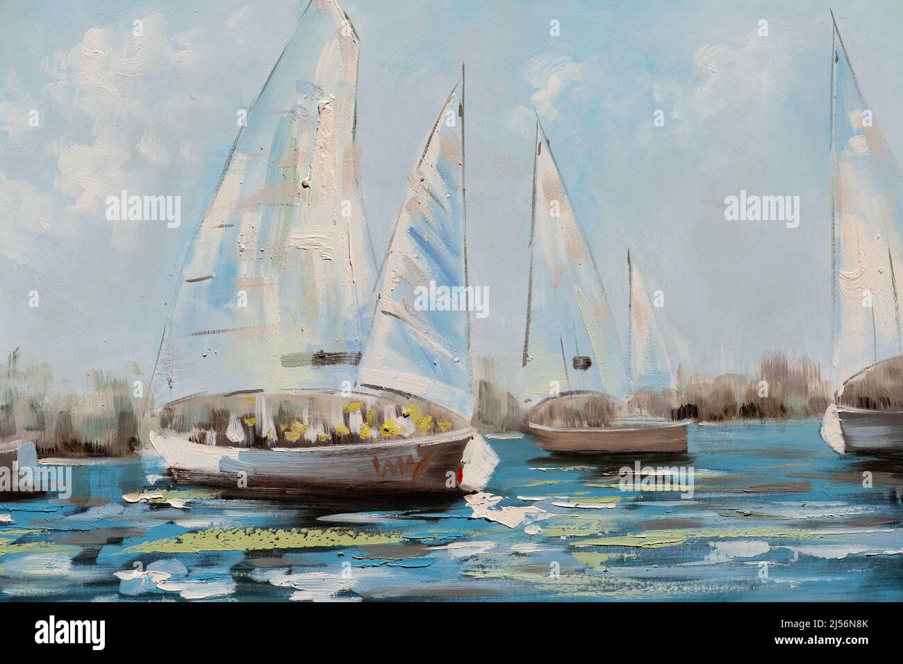 Abstract impressionism oil painting hi-res stock photography and images ...