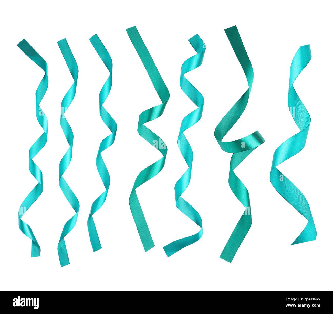 Top view blue ribbons Cut Out Stock Images & Pictures - Alamy