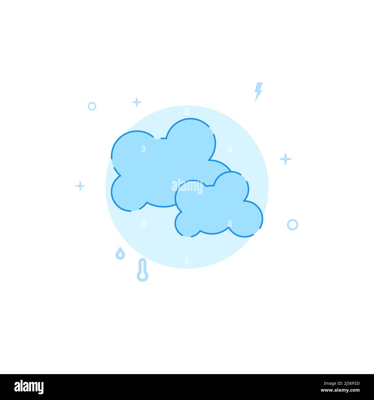 Mainly cloudy Stock Vector Images - Alamy