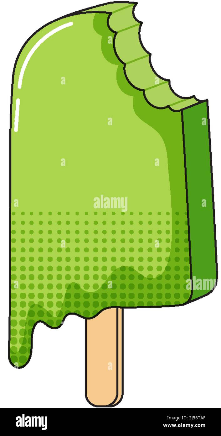 Popsicle bite Stock Vector Images - Alamy