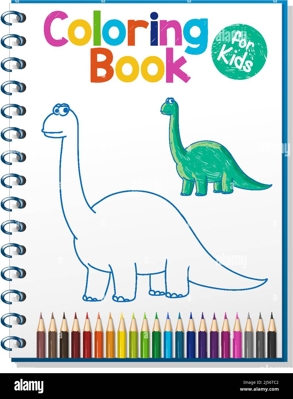 Coloring book worksheet for kids illustration Stock Vector Image & Art ...