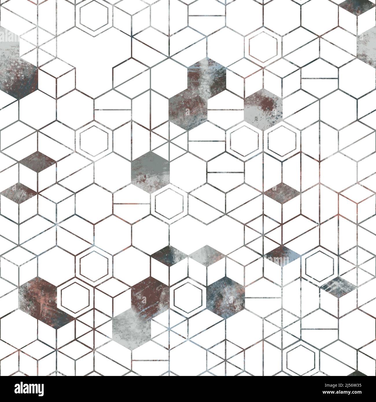Seamless neutral and white grungy classic abstract surface pattern ...
