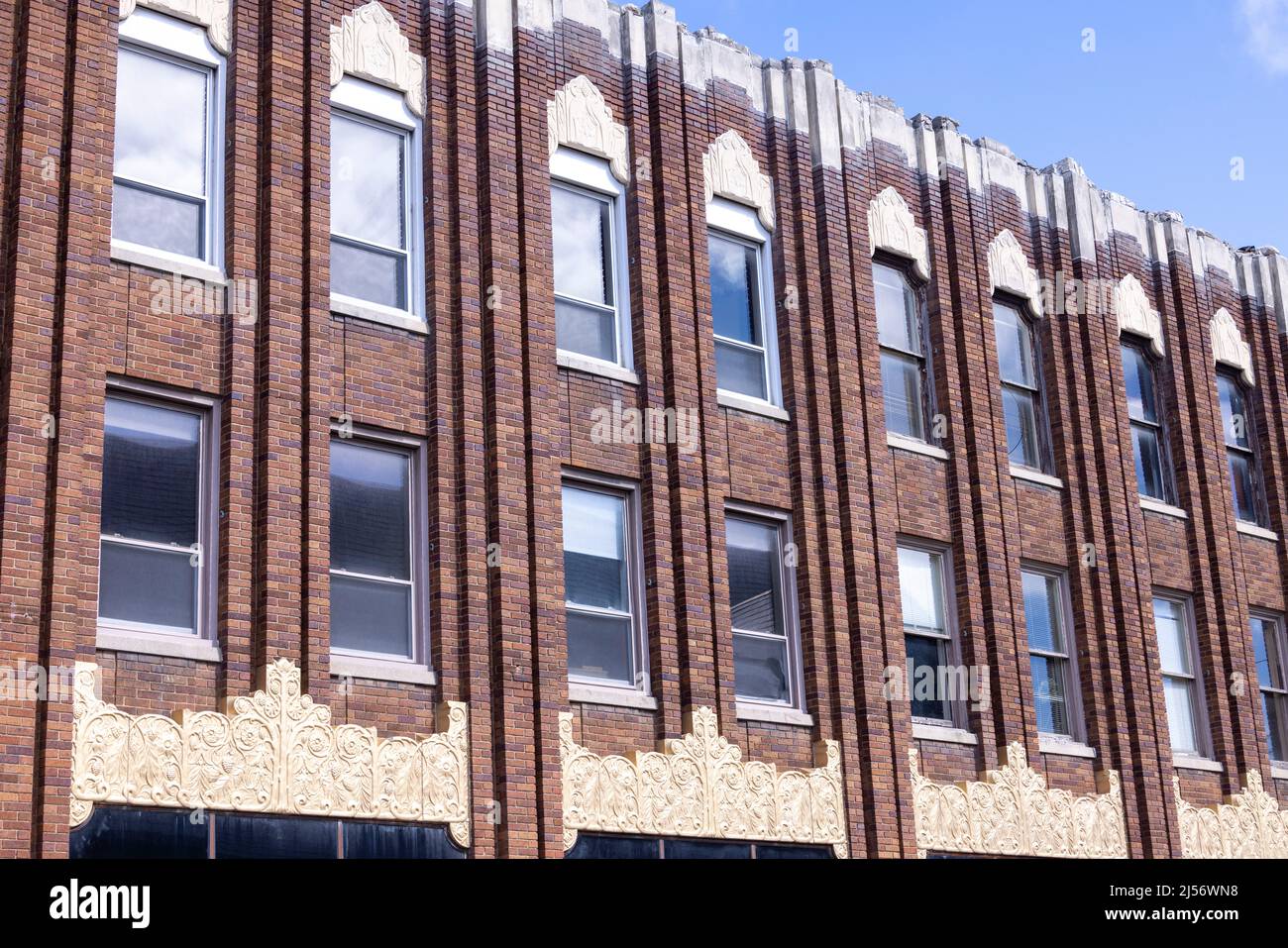 Brick art deco hi-res stock photography and images - Alamy