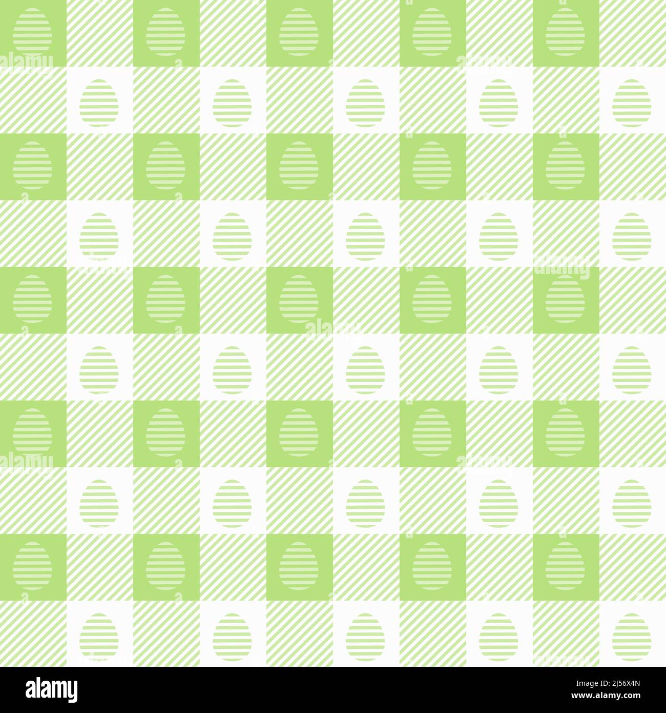 Easter gingham seamless pattern. Green vichy checkered background with ...