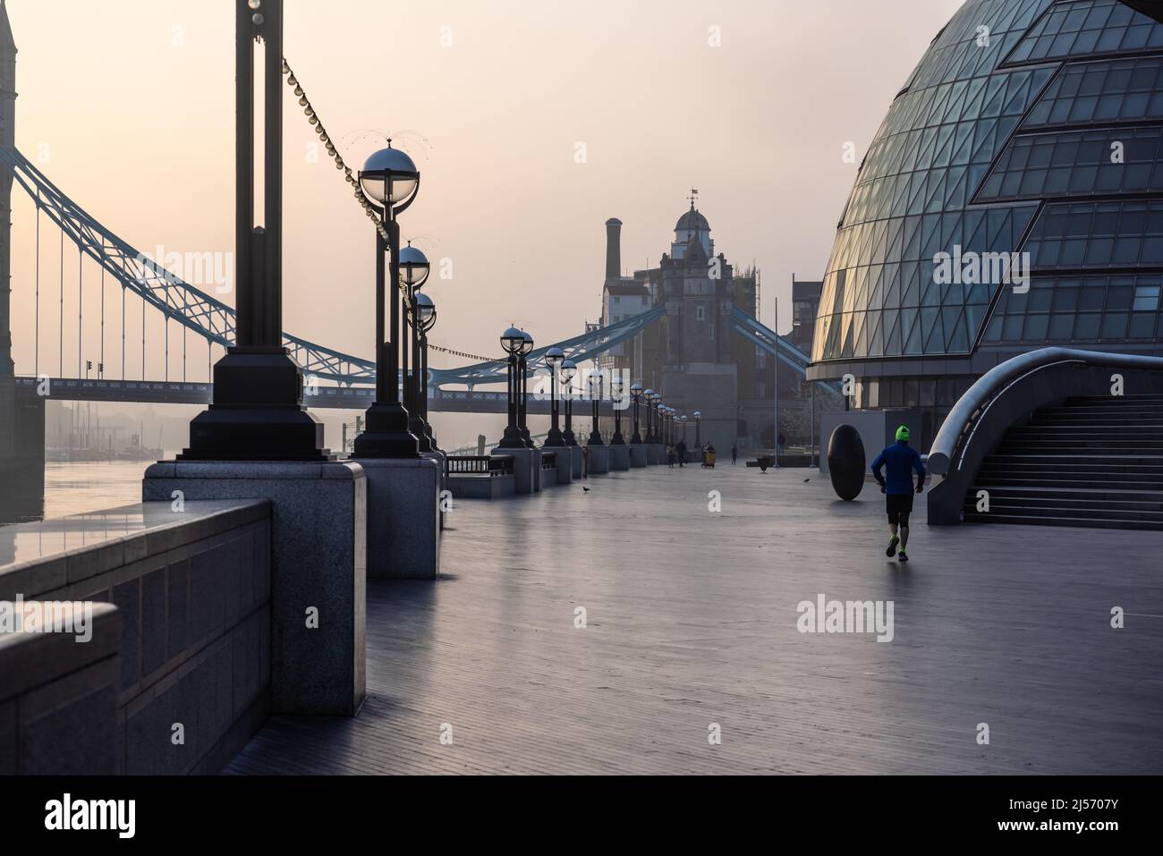 London along the Thames and City of London Skyline Stock Photo - Alamy