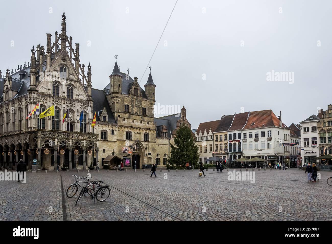 rchitectural detail of the Grote Markt (Large market), the central ...