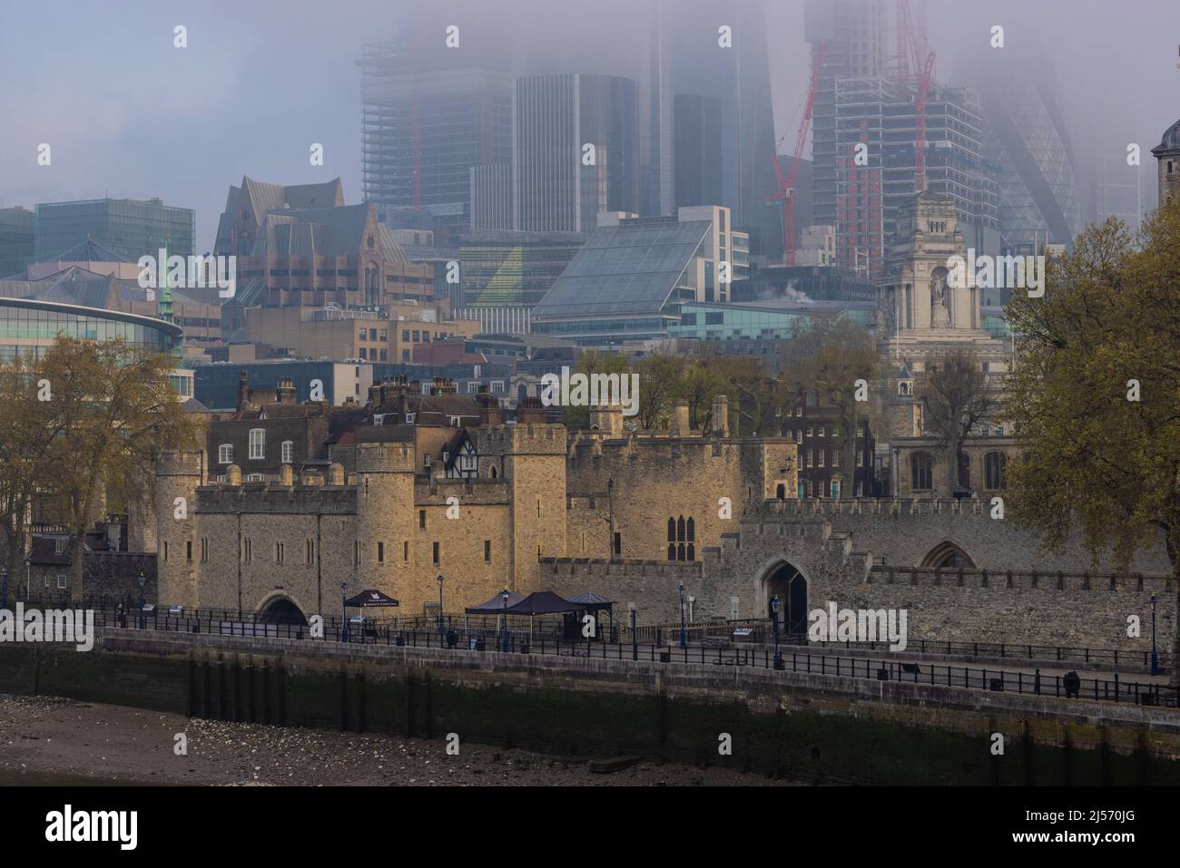 London along the Thames and City of London Skyline Stock Photo - Alamy