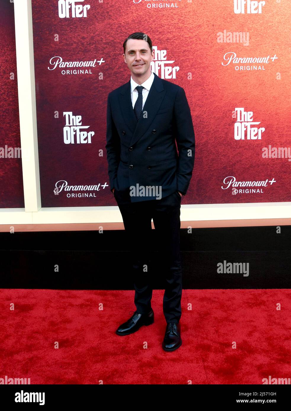 Los Angeles, California, USA 20th April 2022 Actor Matthew Goode ...