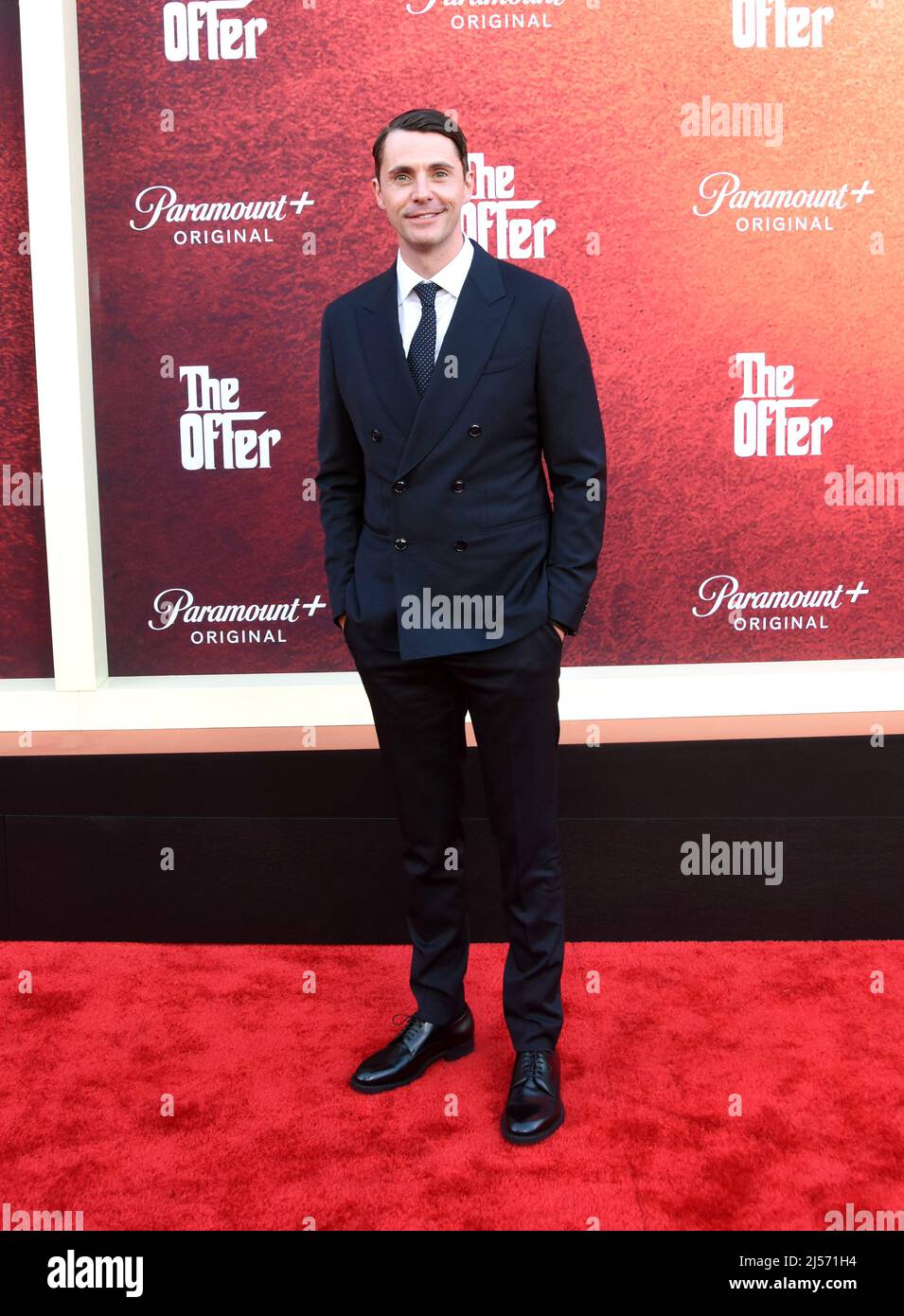 Los Angeles, California, USA 20th April 2022 Actor Matthew Goode ...