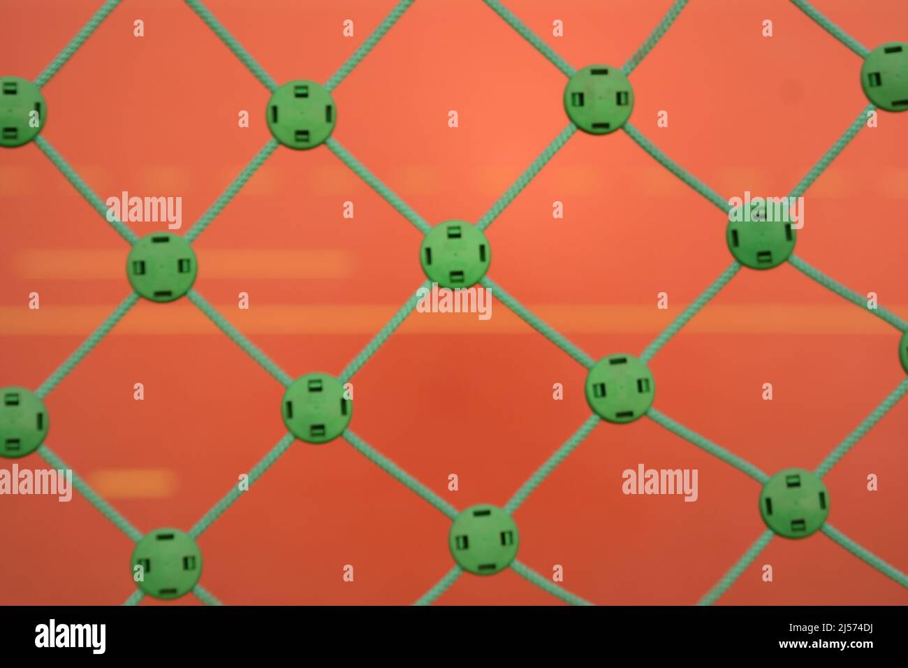 view through the soccer goal from behind Stock Photo - Alamy