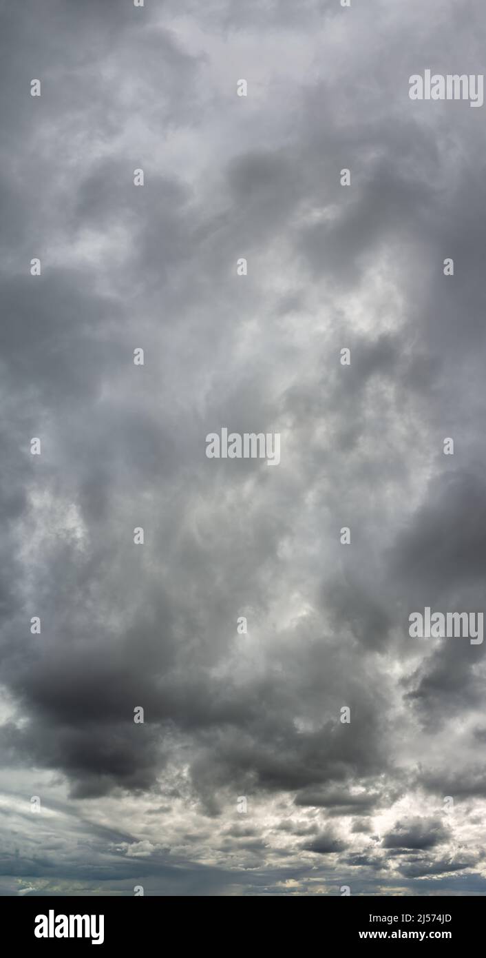 Fantastic soft thunderclouds, natural sky composition, vertical ...