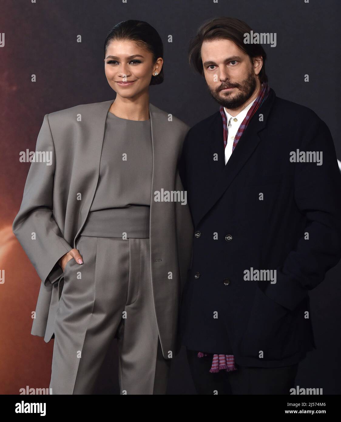 Los Angeles, CA, April 20, 2022, Zendaya Coleman and Sam Levinson ...