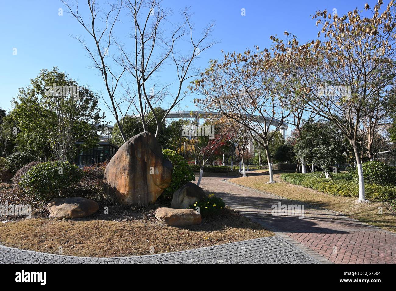 Exploring the Shanghai Suburbs on a sunny spring day Stock Photo - Alamy