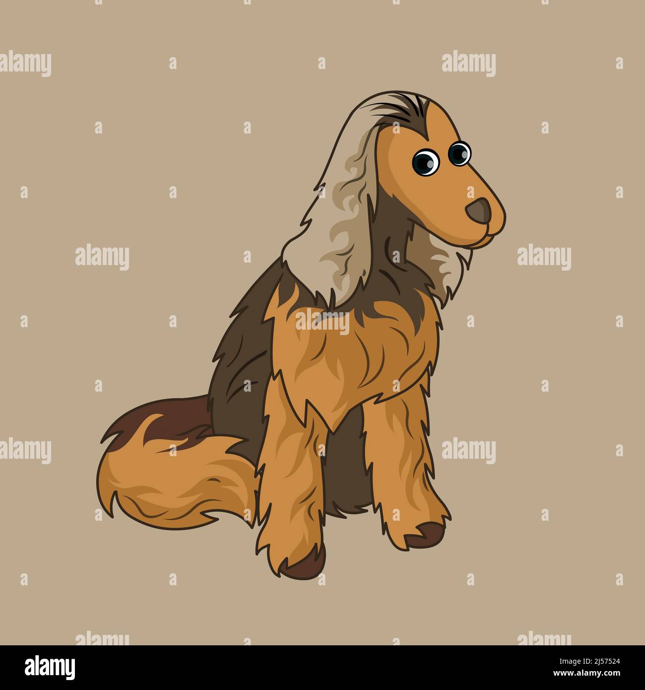English cocker spaniel illustration Stock Vector Image & Art - Alamy