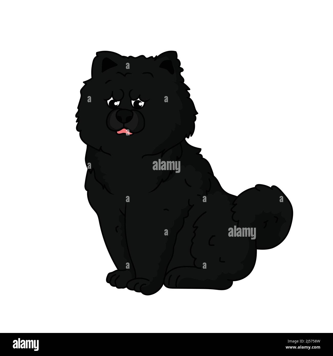 Chow vector vectors hi-res stock photography and images - Alamy