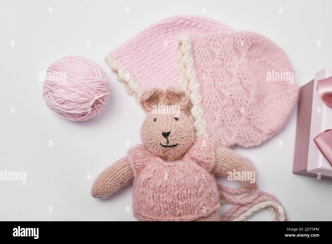 Needlework and knitting. Hobbies and creativity. Knit for children ...