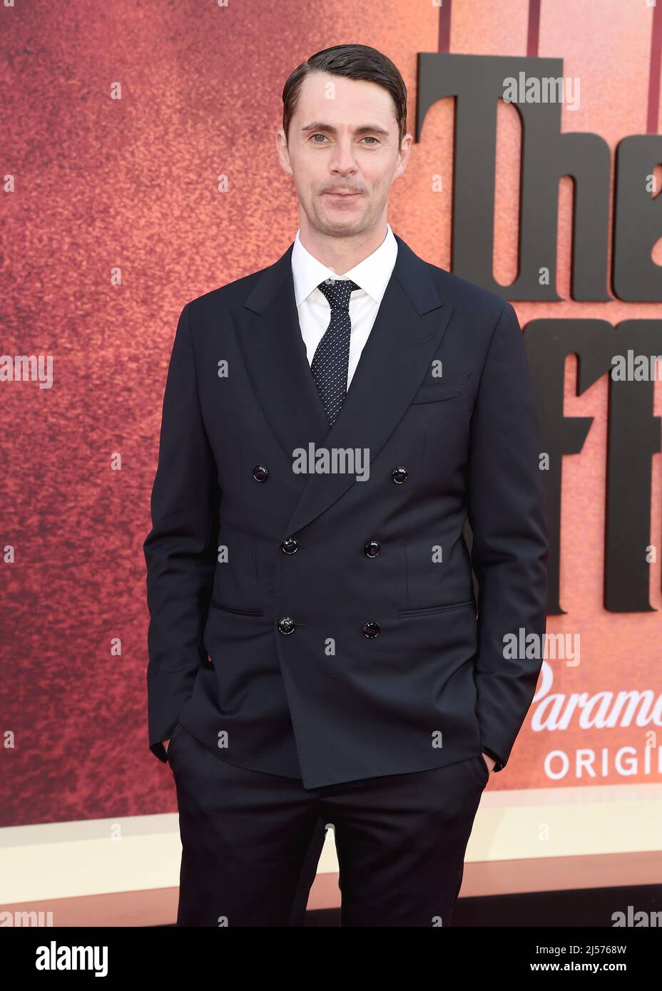 Matthew Goode walking on the red carpet at the Los Angeles Premiere of ...