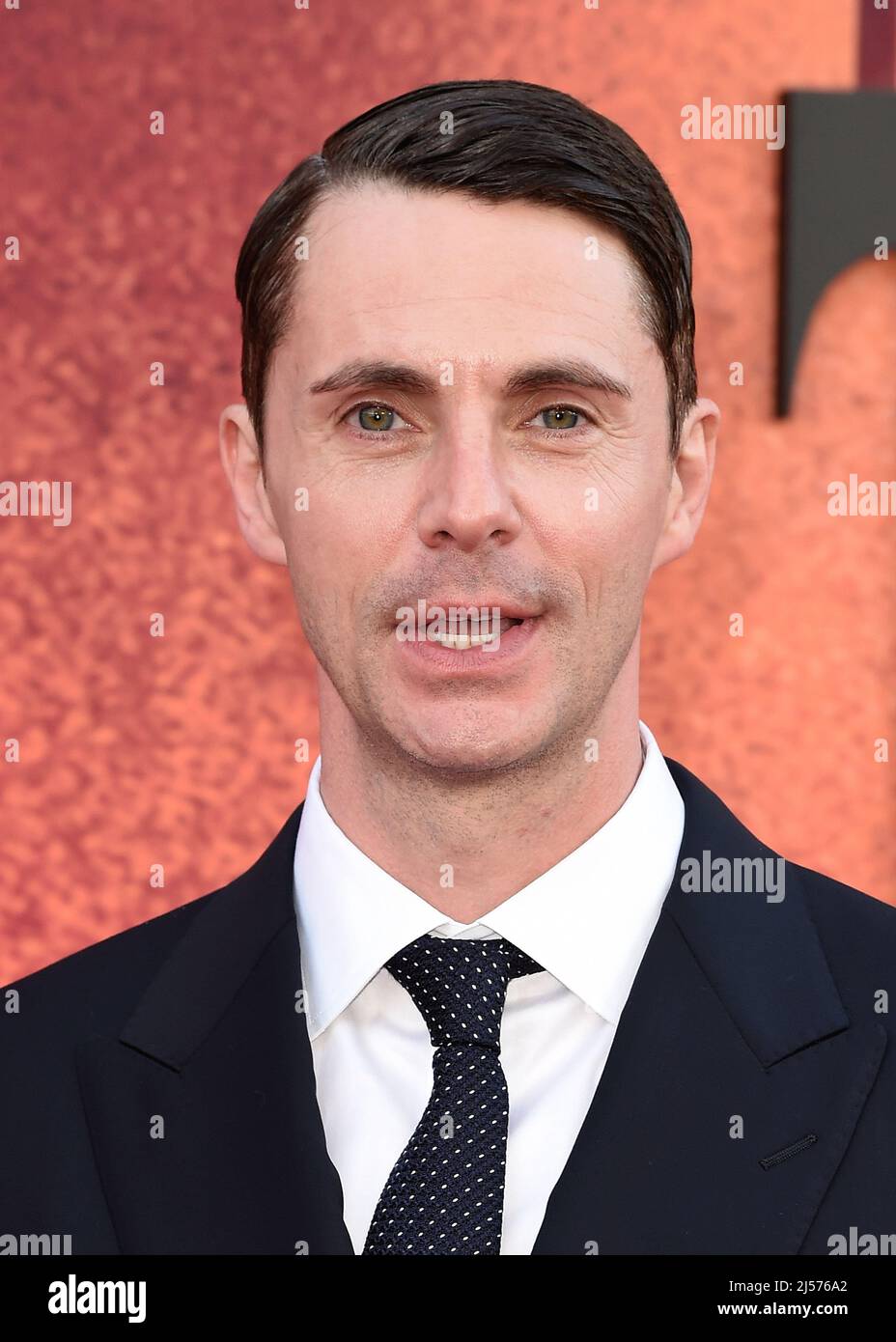 Los Angeles, USA. 20th Apr, 2022. Matthew Goode walking on the red ...