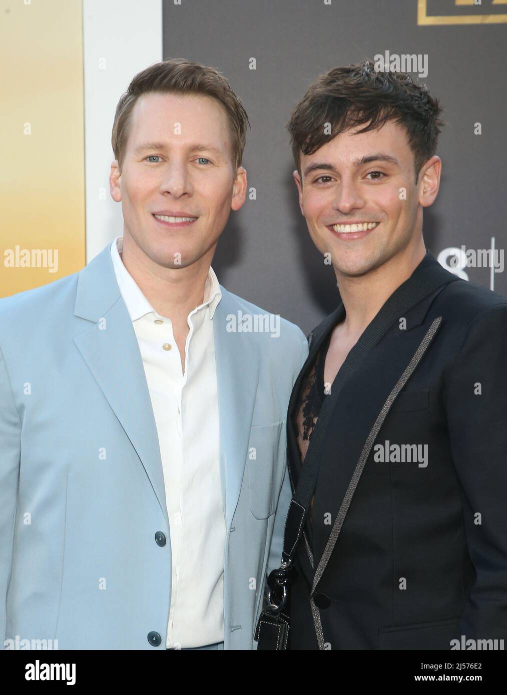 20 April 2022 - Hollywood, California - Dustin Lance Black, Tom Daley ...