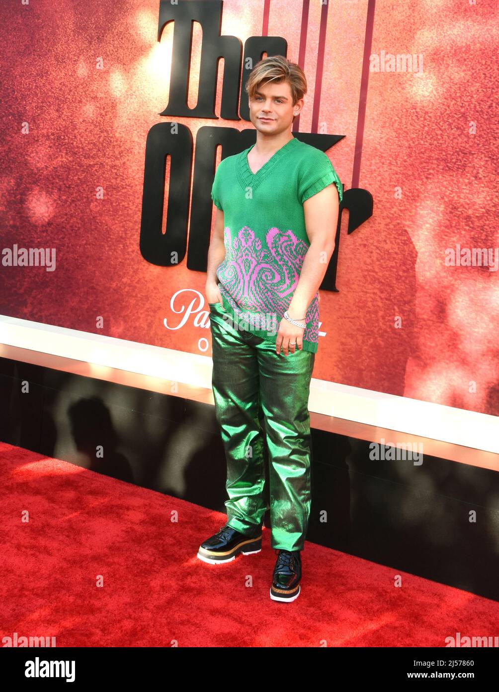 Los Angeles, California, USA 20th April 2022 Actor Garrett Clayton ...