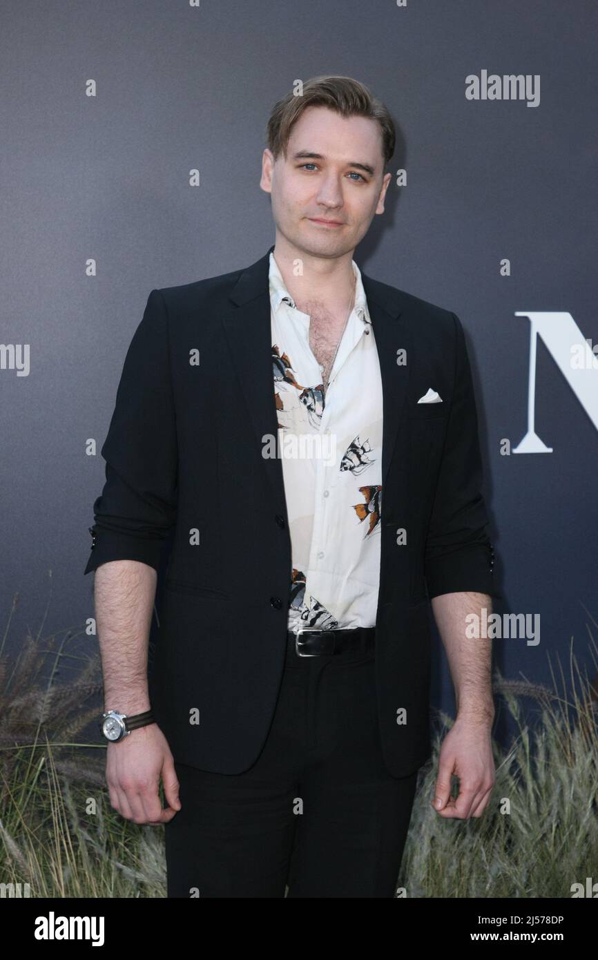 Seth Numrich attends the premiere of FX's "Under The Banner Of Heaven ...